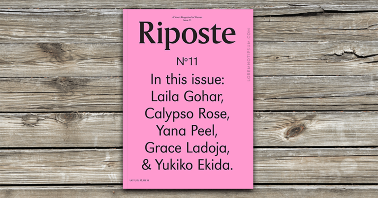 Riposte Magazine – Issue 11 - Shop LOREM (not Ipsum)